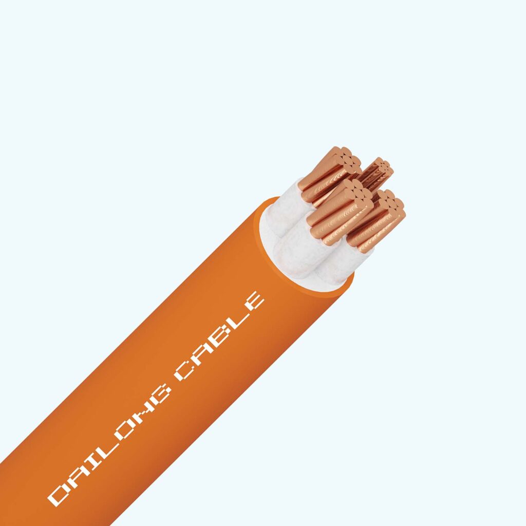 Cu/XLPE/PVC-Fr – 0.6/ 1kV Cáp chậm bắt lửa, 4 lõi, trung tính giảm ...